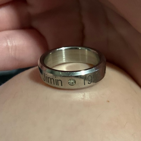 Hot Topic | Jewelry | Bts Jimin 999 Stone Silver Ring | Poshmark